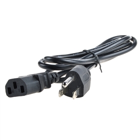 Trapezoid Computer Power Cord 3-Prong AC Power Supply Cable Adapter